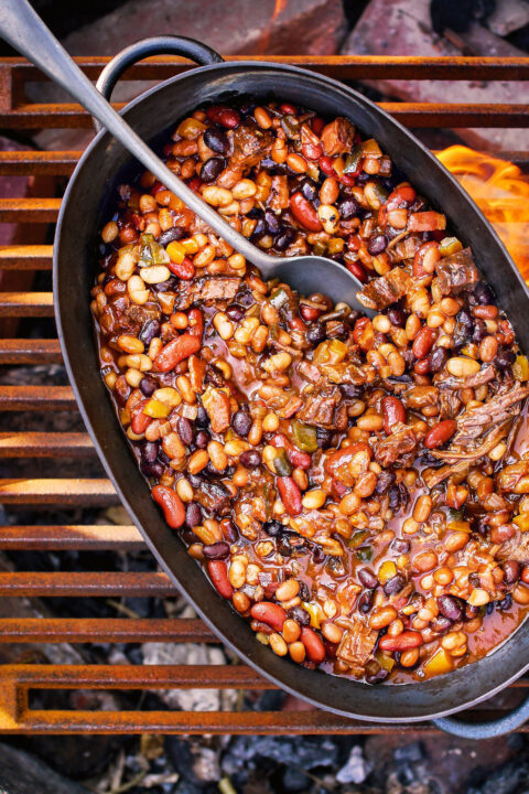 Baked Beans with Burnt Ends - Bon Appetit